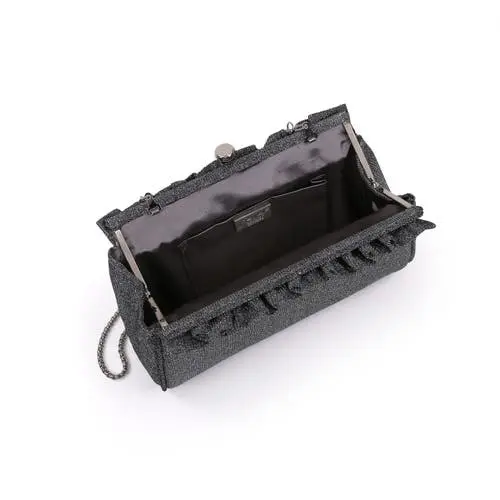 Badgley Mischka Ria Sparkle Jacquard Clutch