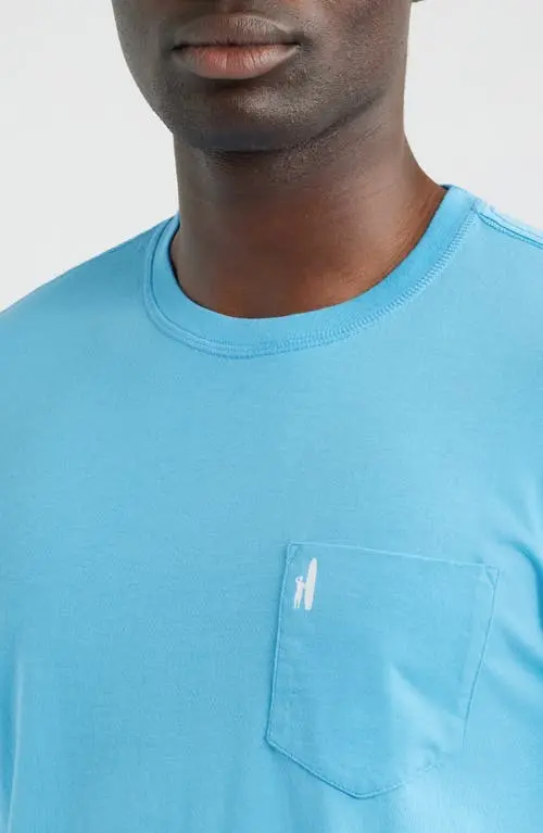 Johnnie-o Blue Agave Long Sleeve Pocket T-shirt