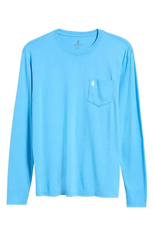 Johnnie-o Blue Agave Long Sleeve Pocket T-shirt