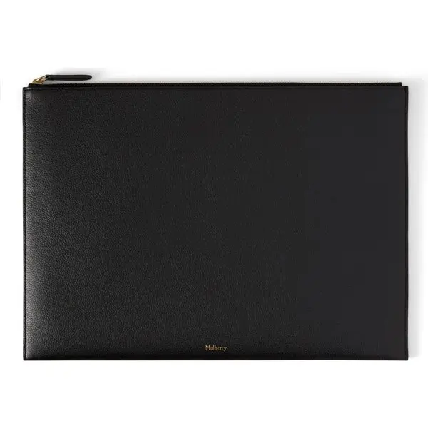 Mulberry Large Zipped Flat Pouch