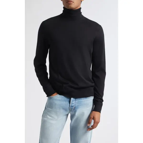 TOM FORD Cashmere And Silk Turtleneck Sweater - Naa Black