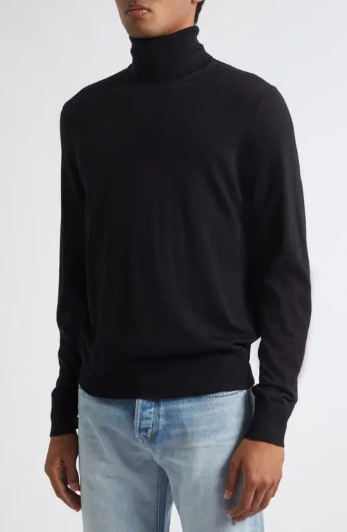 TOM FORD Cashmere And Silk Turtleneck Sweater - Naa Black