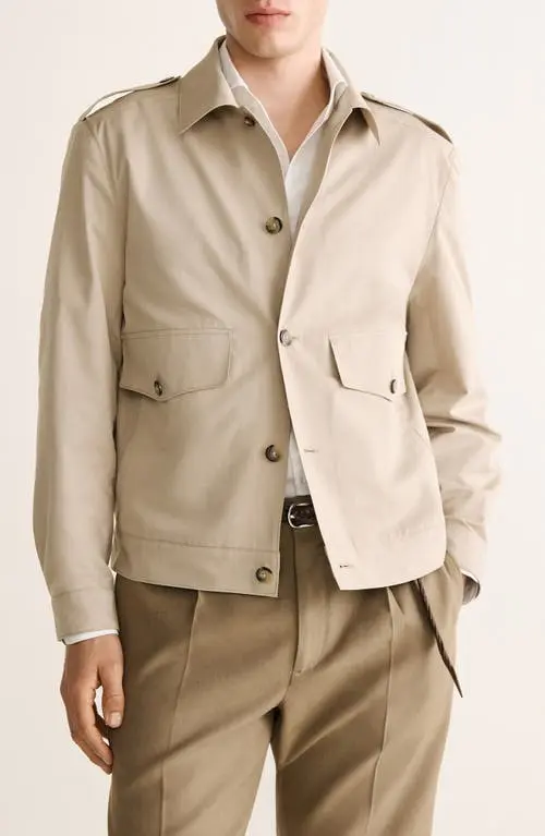 Mango Cotton & Silk Jacket