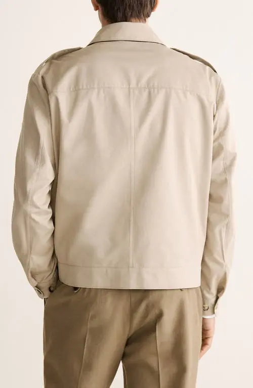 Mango Cotton & Silk Jacket