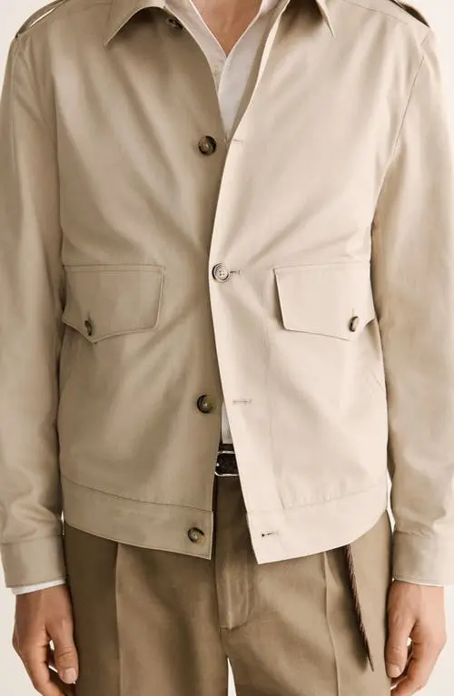 Mango Cotton & Silk Jacket