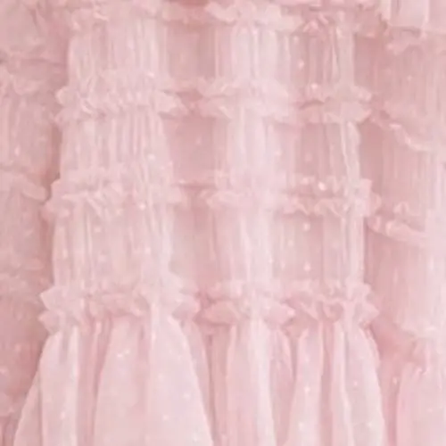 NEEDLE & THREAD Valentine Ruffle Strapless Gown