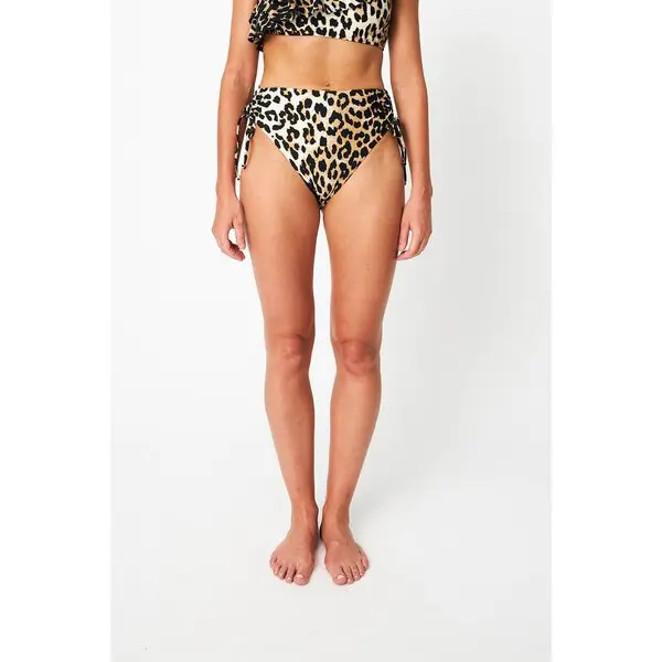 CRAS Hilda High Rise Bikini Bottom - Urban Leopard