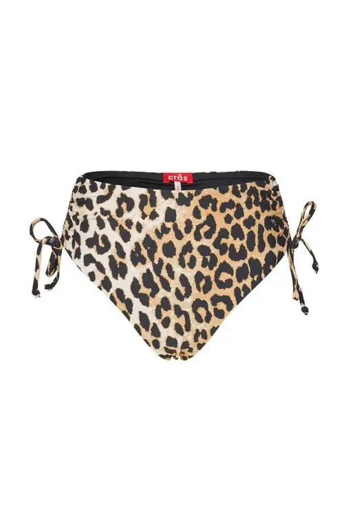 CRAS Hilda High Rise Bikini Bottom - Urban Leopard