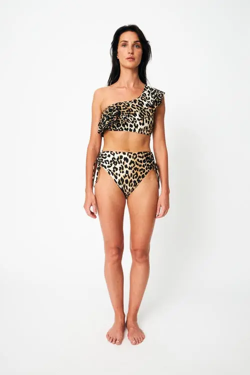 CRAS Hilda High Rise Bikini Bottom - Urban Leopard
