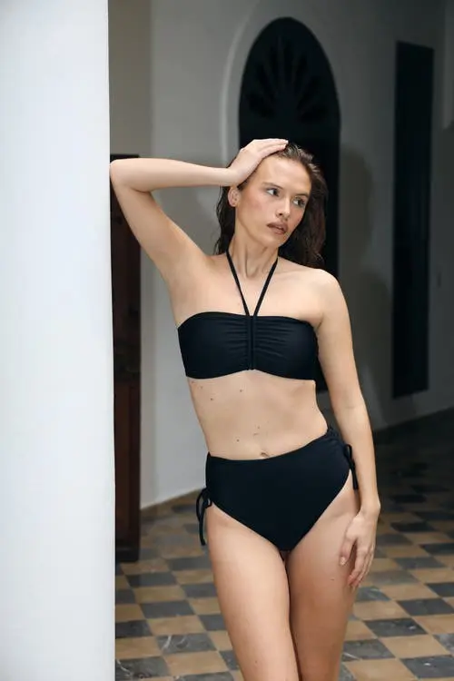 CRAS Hilda Bandeau Bikini Top - Black