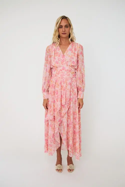 CRAS Romance Floral Maxi Dress
