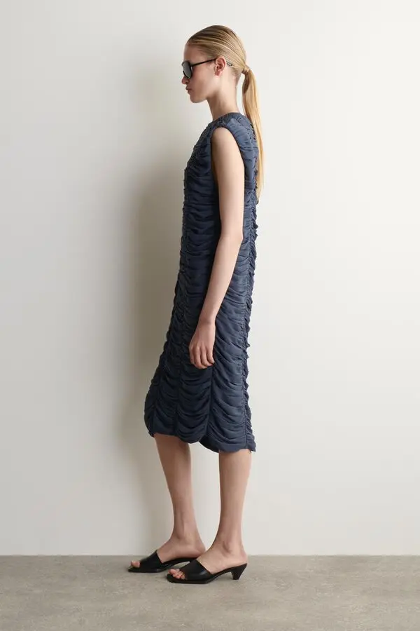 Cos Gathered Paneled Dress