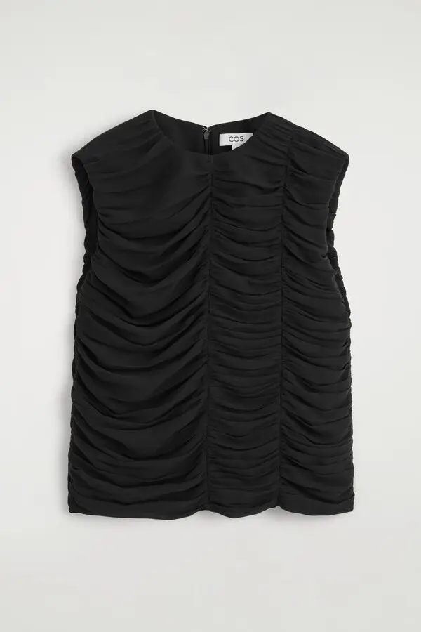 Cos Gathered Paneled Top