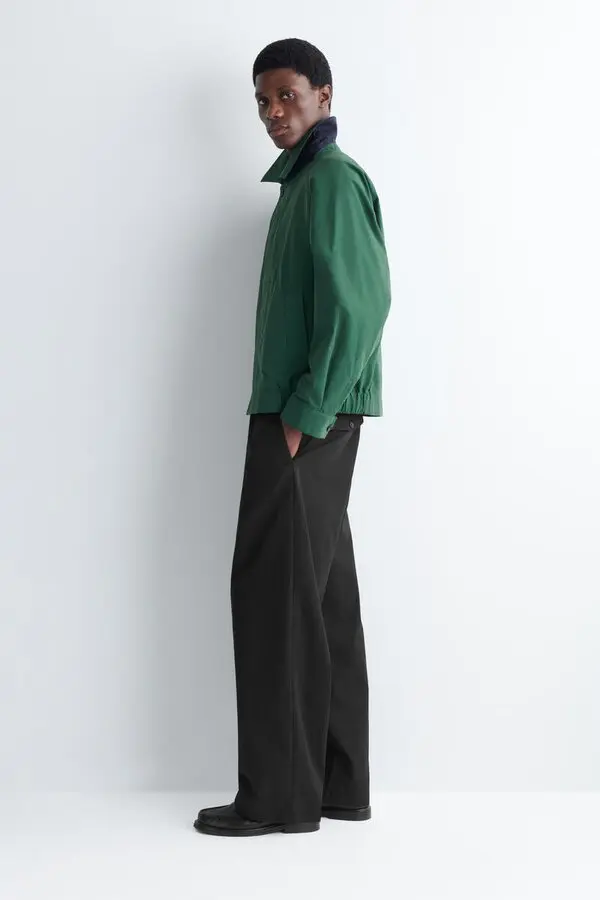 Cos Cotton-nylon Harrington Jacket