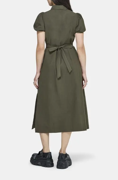 DISTURBIA Odile Embroidered Midaxi Dress
