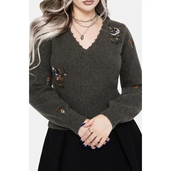 DISTURBIA Hexborn Baba Yaga Knit Jumper