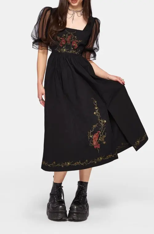DISTURBIA Phoenix Midi Dress