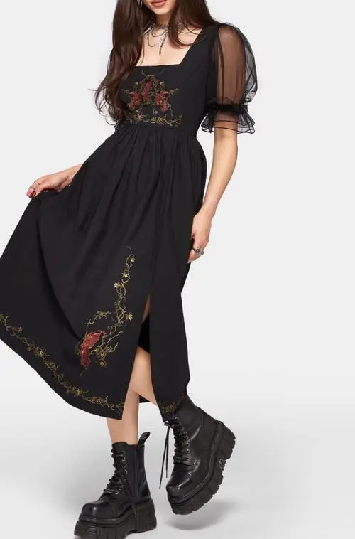 DISTURBIA Phoenix Midi Dress