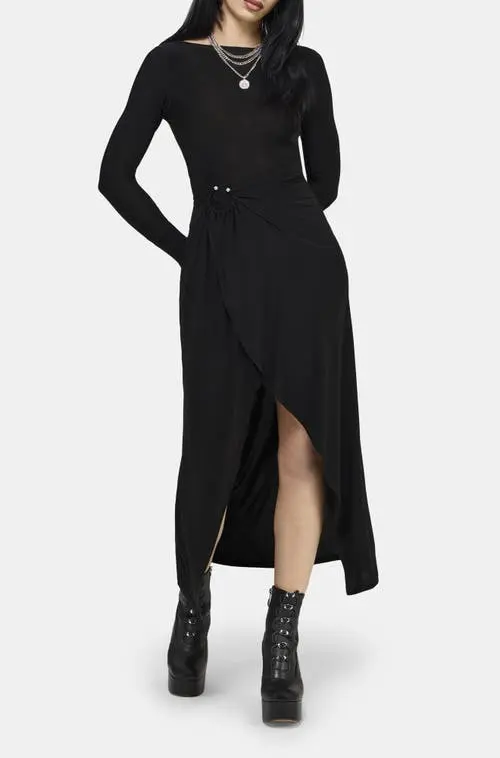 DISTURBIA Bellamira Ring Waist Midi Dress