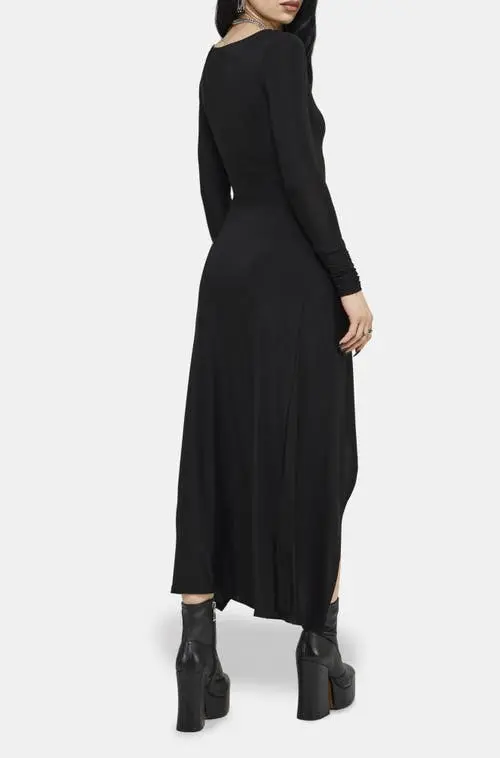 DISTURBIA Bellamira Ring Waist Midi Dress