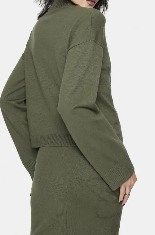 DISTURBIA Elixir Branch Detail Knit Sweater