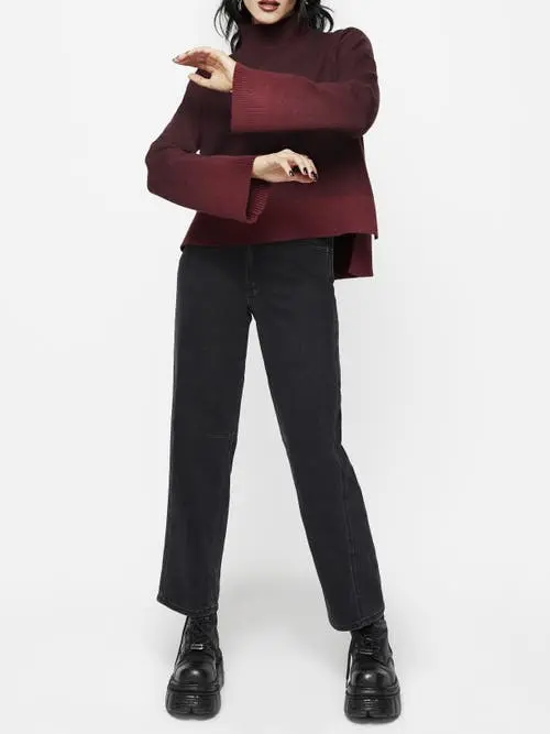 DISTURBIA Nightjar Ombre Knit Sweater
