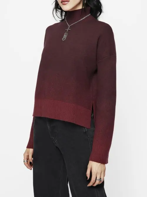 DISTURBIA Nightjar Ombre Knit Sweater