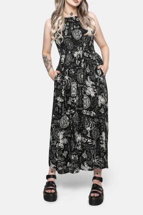DISTURBIA Trinity Moon Midaxi Dress