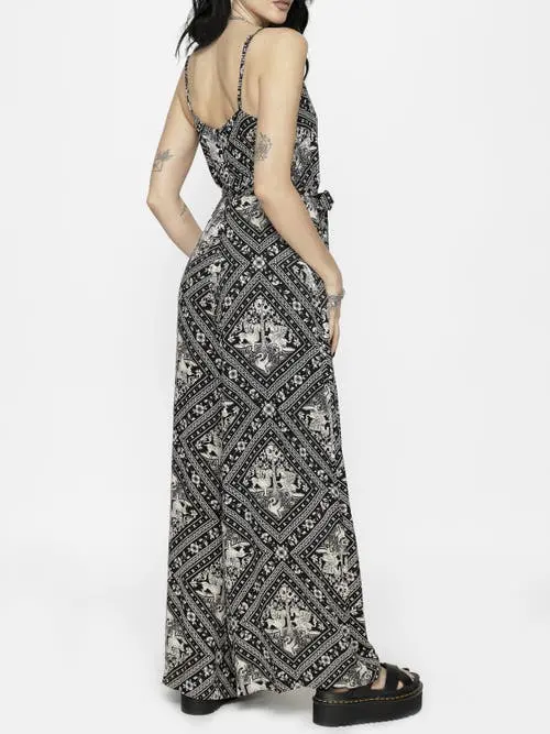 DISTURBIA Hexweave Wide Leg Cami Jumpsuit