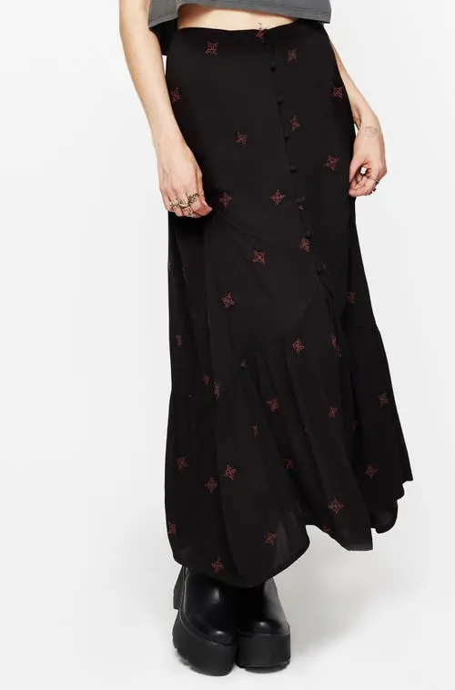 DISTURBIA Sublime Witches Knot Midaxi Skirt