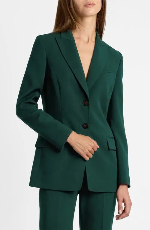 Santorelli Enrica Two-button Jacket In Soft Stretch Twill