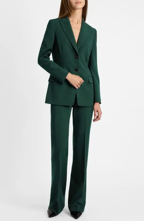 Santorelli Enrica Two-button Jacket In Soft Stretch Twill