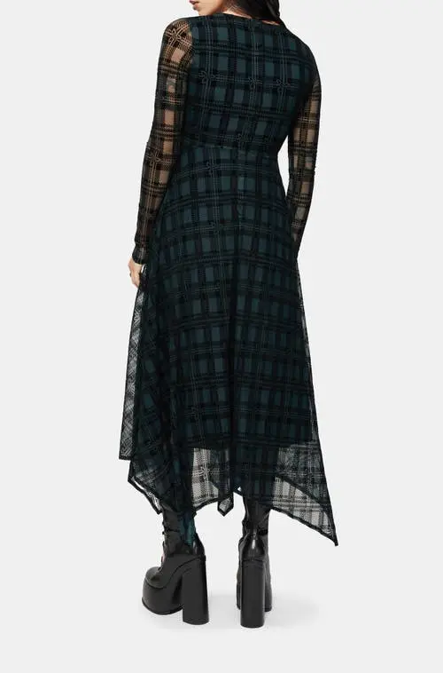 DISTURBIA Hanky Hem Midi Dress