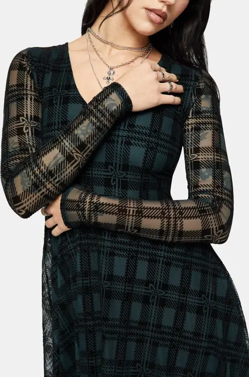 DISTURBIA Hanky Hem Midi Dress