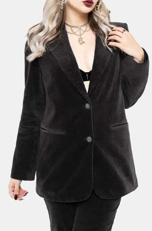DISTURBIA Apophis Cotton Cord Blazer