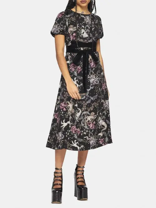DISTURBIA Merunicorn Enchanted Forest Midi Dress