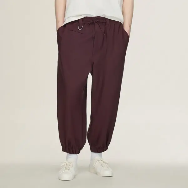Adidas Y-3 Sport Uniform Cuffed Pants - Night Red