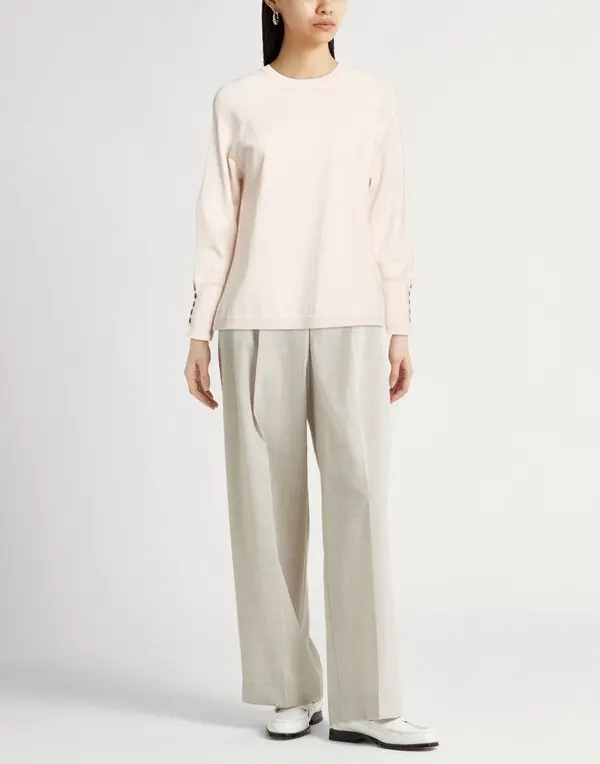 ANNA MOLINARI Sweater Taupe Size Wool