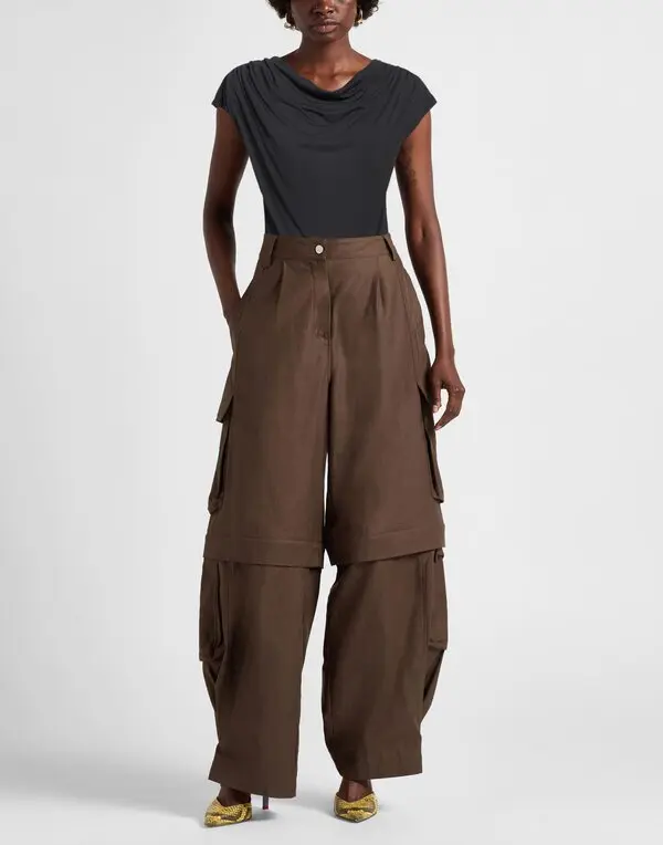 VILA Jersey Draped Neckline Top