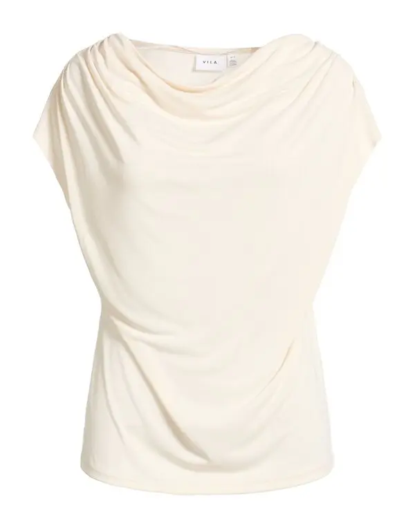 VILA Top Size Tactel, Polyester - White