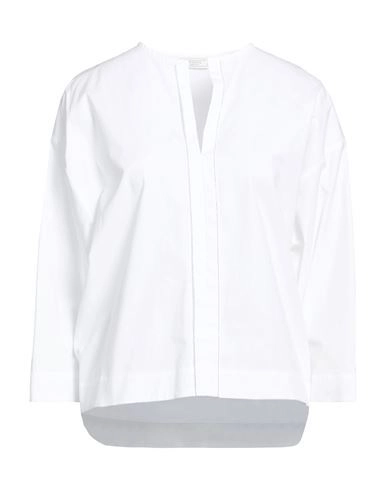 Peserico Top Size Cotton, Elastane - White