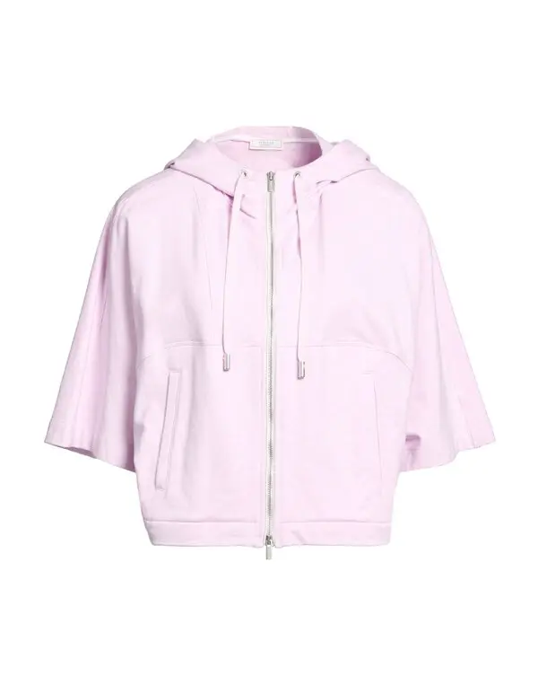 Peserico Sweatshirt Lilac Size Cotton, Elastane