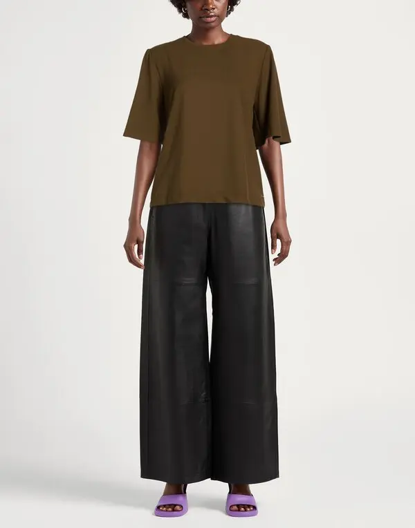 KAOS Top Khaki Size Polyester, Viscose, Elastane