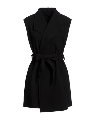 CARLA G. Coat Size Wool, Polyamide - Black