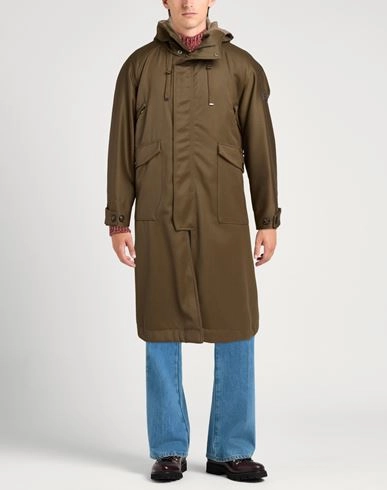 JACOB COHЁN Coat Khaki Size Virgin Wool