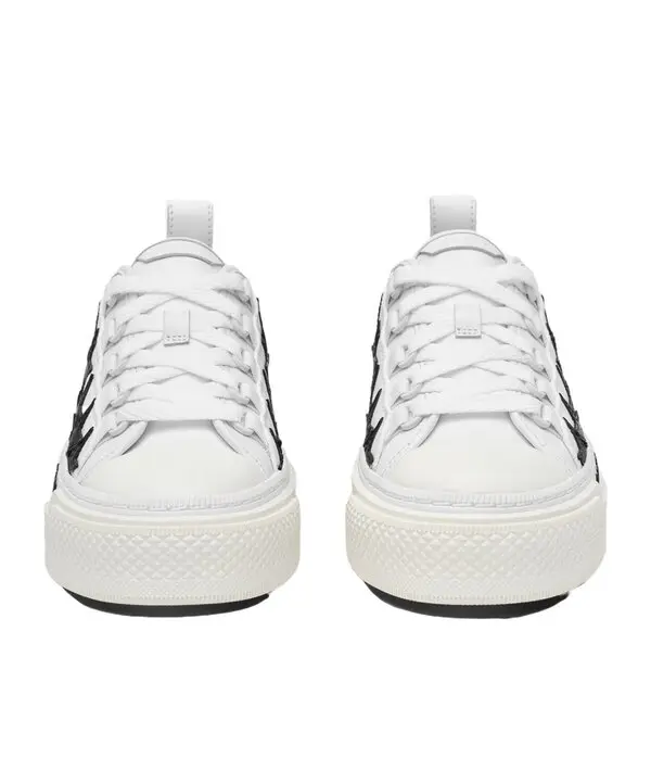 Amiri Star Patch Lace-up Sneakers - White/black