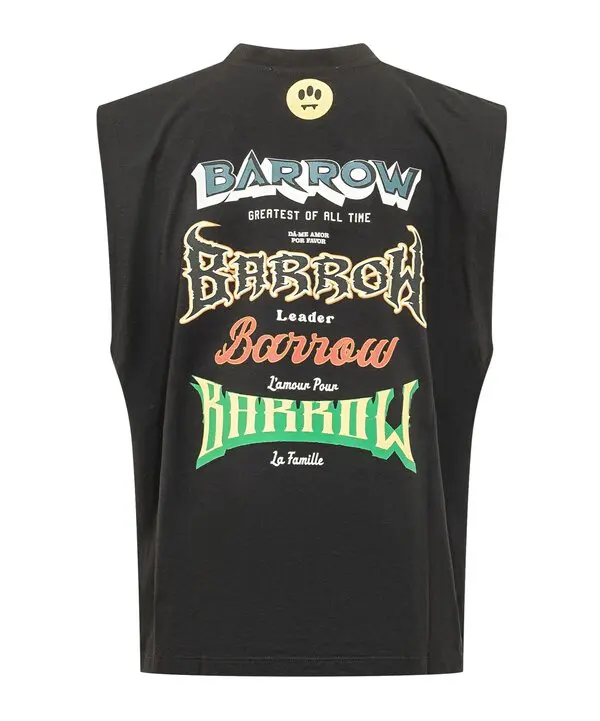 BARROW Logo Printed Sleeveless Top