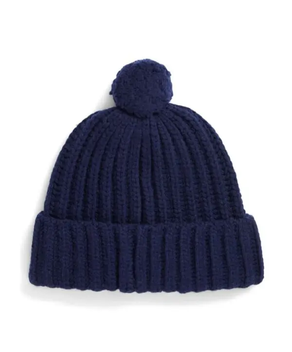 Polo Ralph Lauren Polo Bear Rib Pom-pom Beanie