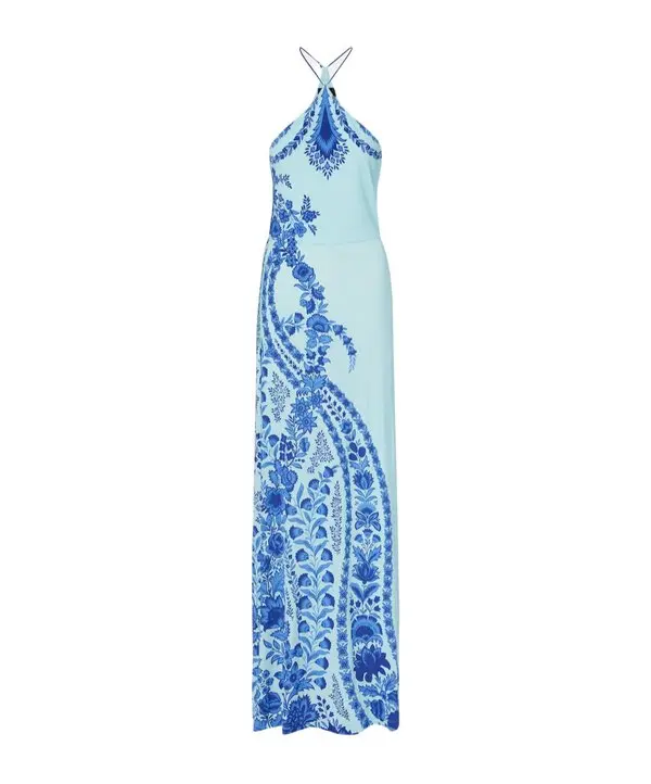 Etro Printed Backless Dress