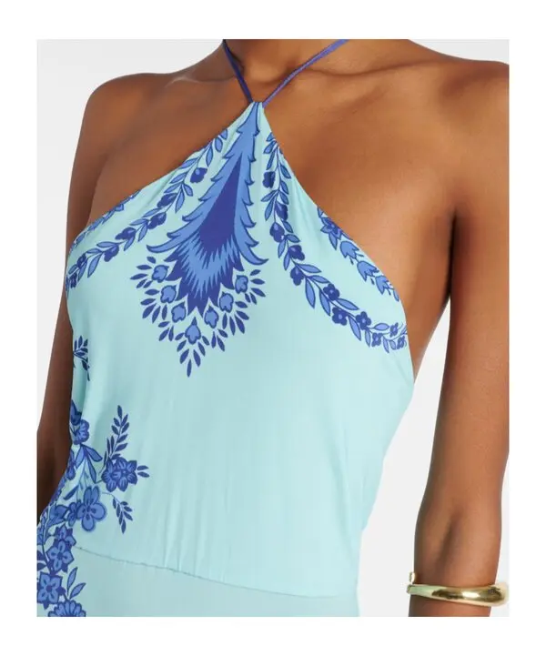 Etro Printed Backless Dress